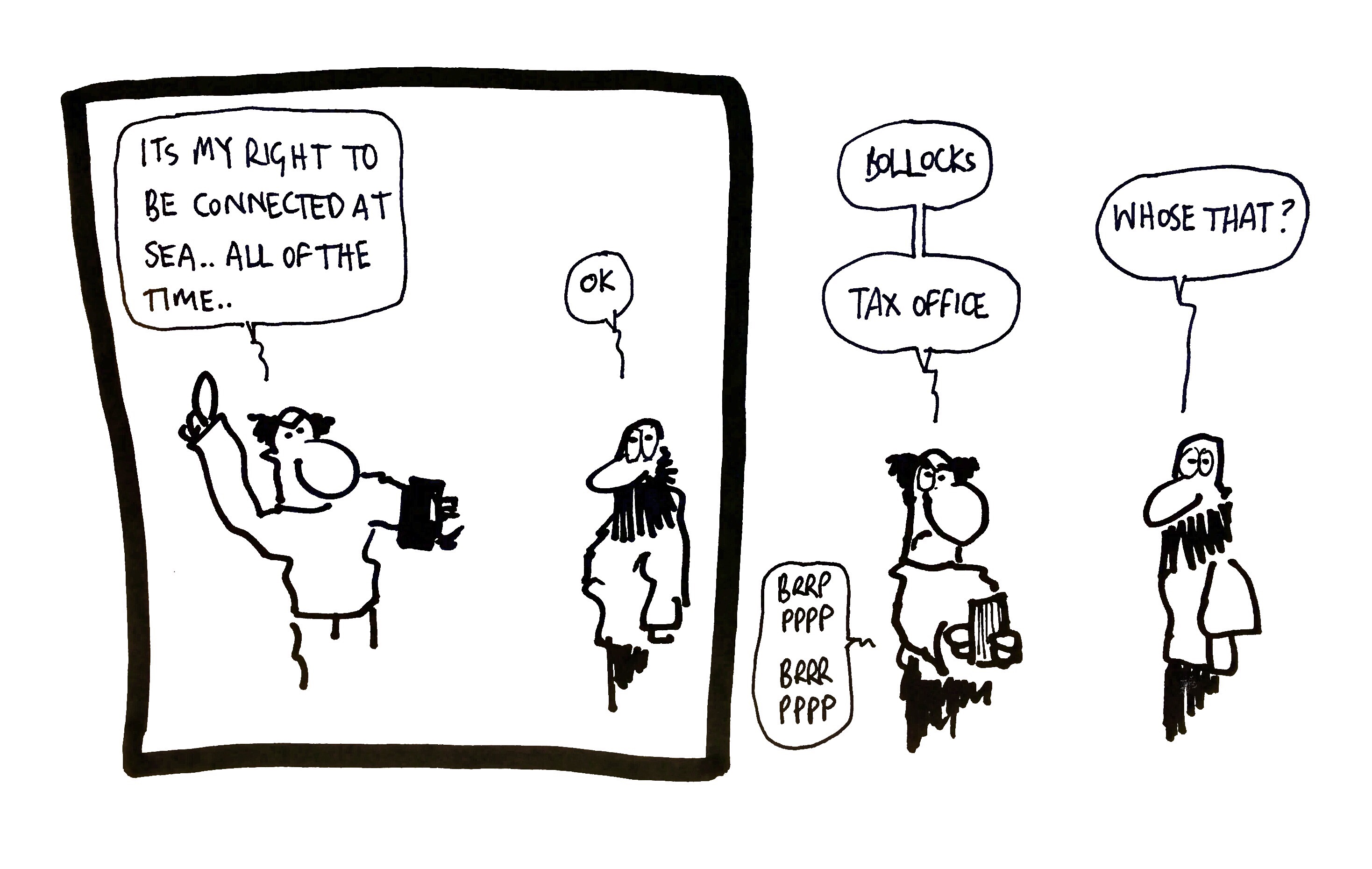 Yesterday’s cartoon … – THE FREAKY WAVE